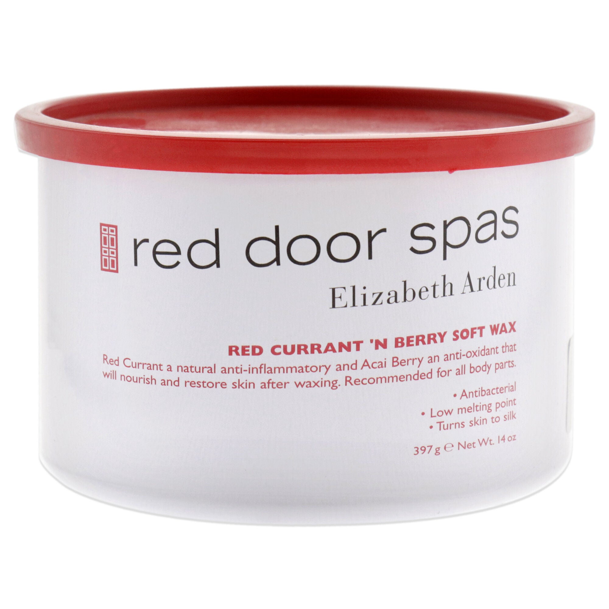 Red Door Spa Red Currant Soft Wax - Berry by Elizabeth Arden for Women ...