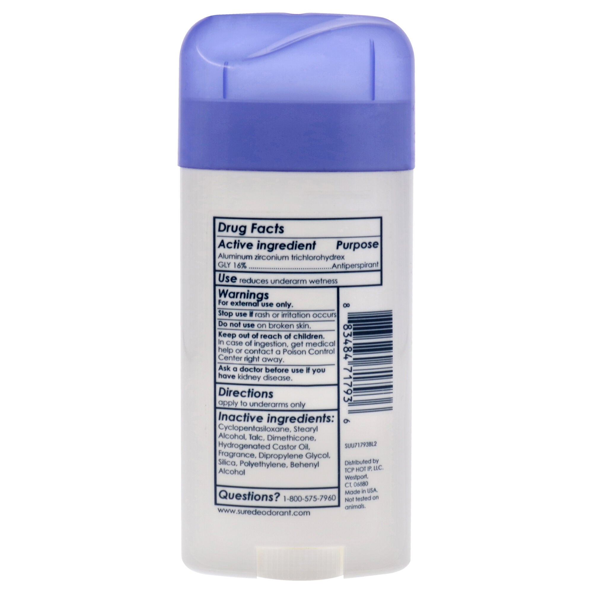Original Solid Anti-Perspirant Deodorant - Regular by Sure for Unisex ...