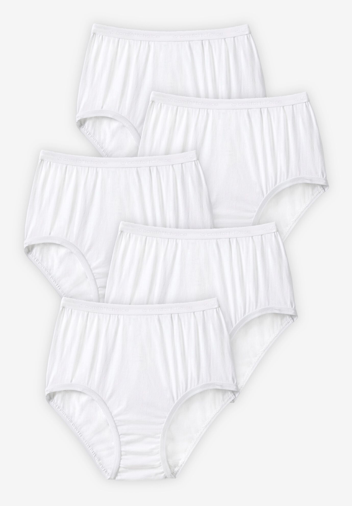 Full Coverage Nylon Brief 5-Pack | Intimates For All