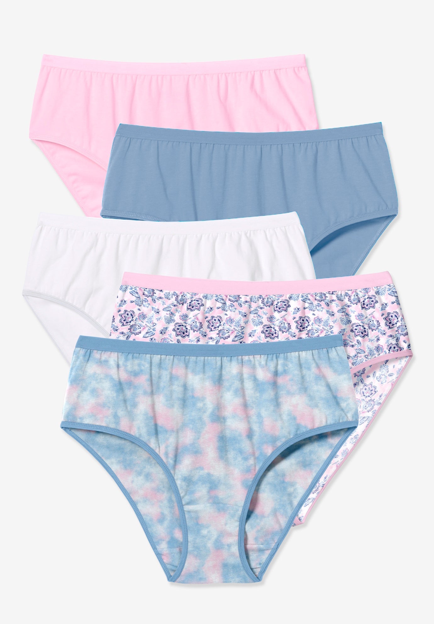 Hi-Cut Cotton Brief 5-Pack | Intimates For All