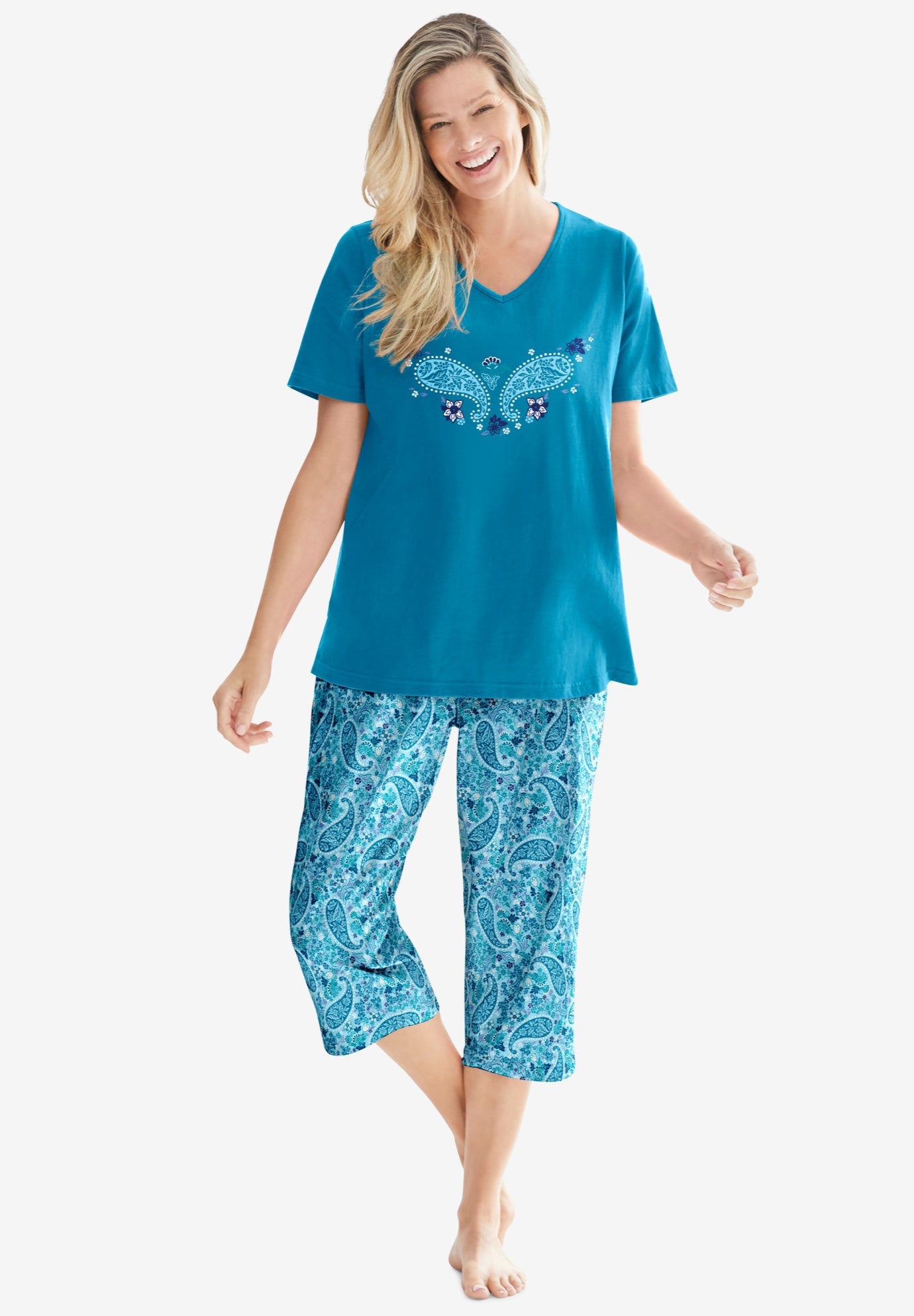 2-Piece Capri PJ Set | Intimates For All